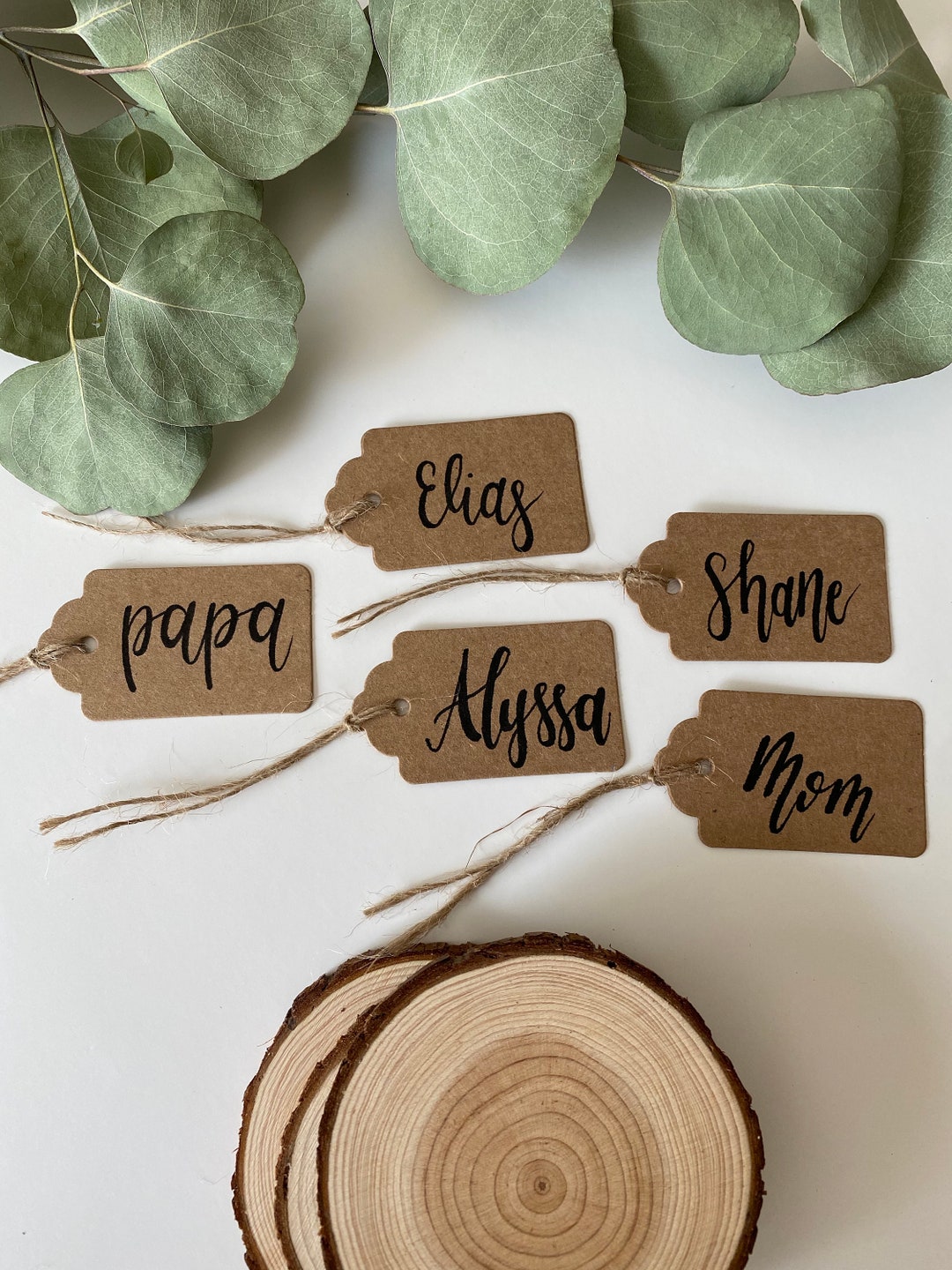 Custom Hand Lettered Gift Tags - Personalized Calligraphy Gift Tags ...