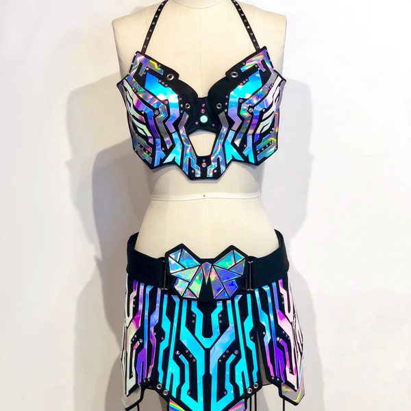 Cyberpunk Rave Outfit - Etsy