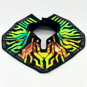 Holographic Capacitor Neck Collar | Futuristic | Cyberpunk | Circuitry ...