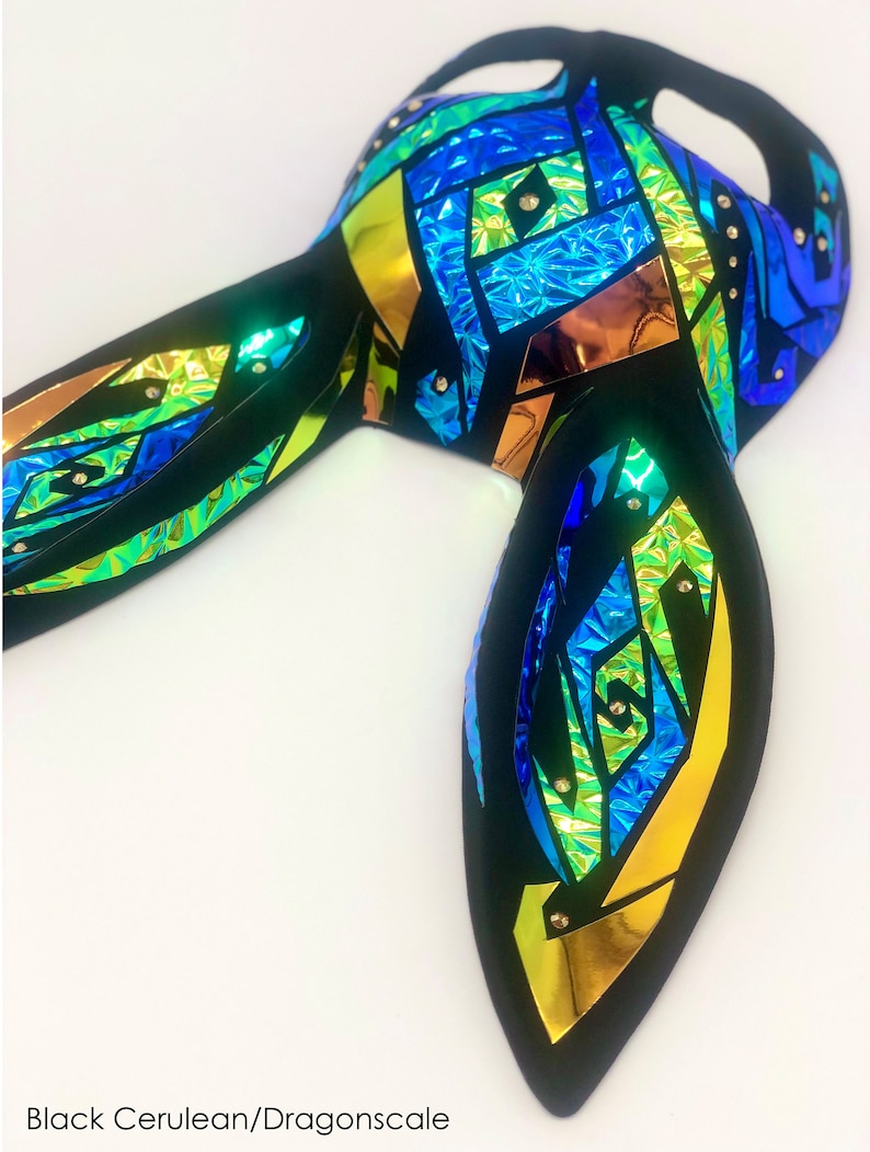 Holographic vertigo Bunny Mask Fetish Rabbit - Etsy