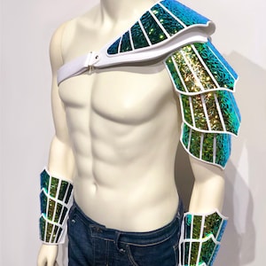 Holographic Armor | Queensguard Armor | Medieval Cosplay | Pauldron ...