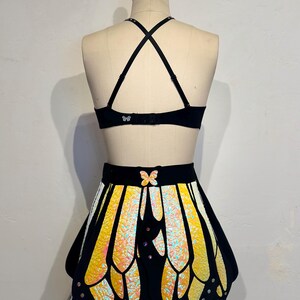 Holographic Butterfly Outfit Full Coverage (black Opal) | Rave Outfit ...