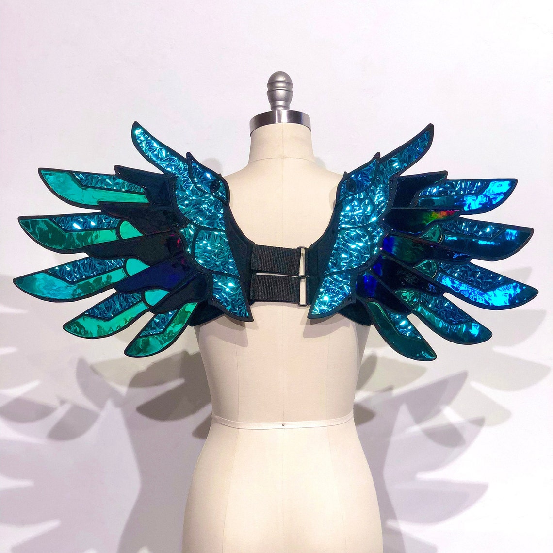 Holographic Cosplay Wings Mercy Overwatch Wings Iridescent - Etsy