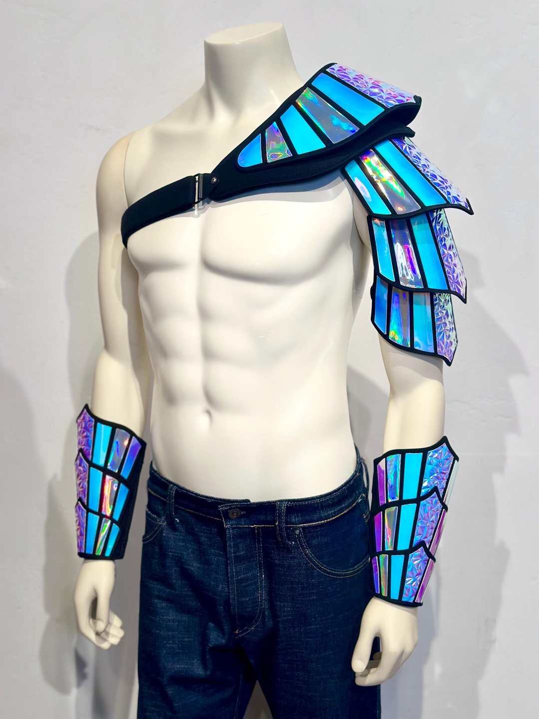 Holographic Armor | Queensguard Armor | Medieval Cosplay | Pauldron ...