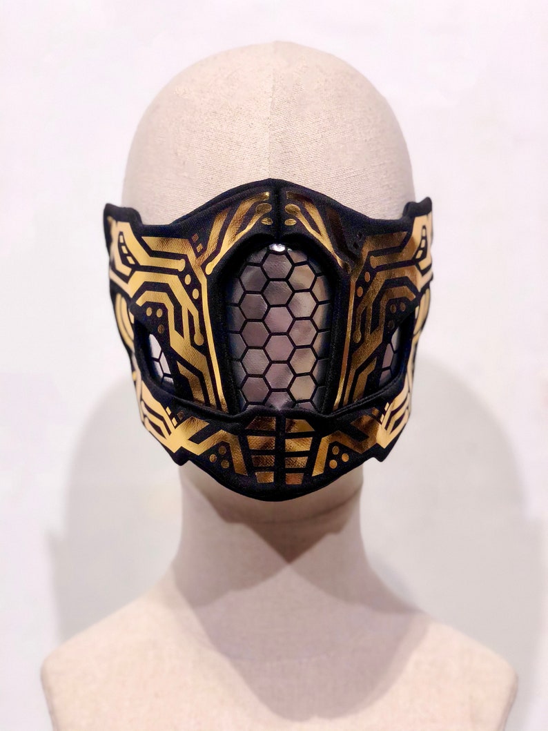 Firewall 3D Cyberpunk Face Mask | Robot | Cyborg | Circuitry ...