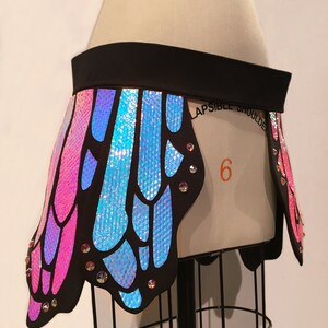 Black Holographic Butterfly Skirt | Rave Outfit | EDC Outfit ...