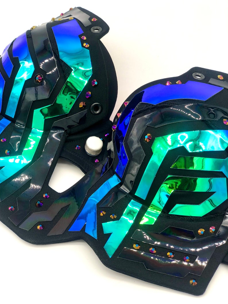 Holographic Electra Bra Rave Outfit Festival Bra | Etsy