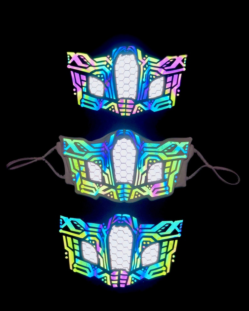 Firewall 3D Cyberpunk Face Mask | Robot | Cyborg | Circuitry ...
