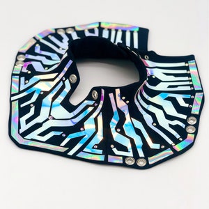 Holographic Capacitor Neck Collar | Futuristic | Cyberpunk | Circuitry ...