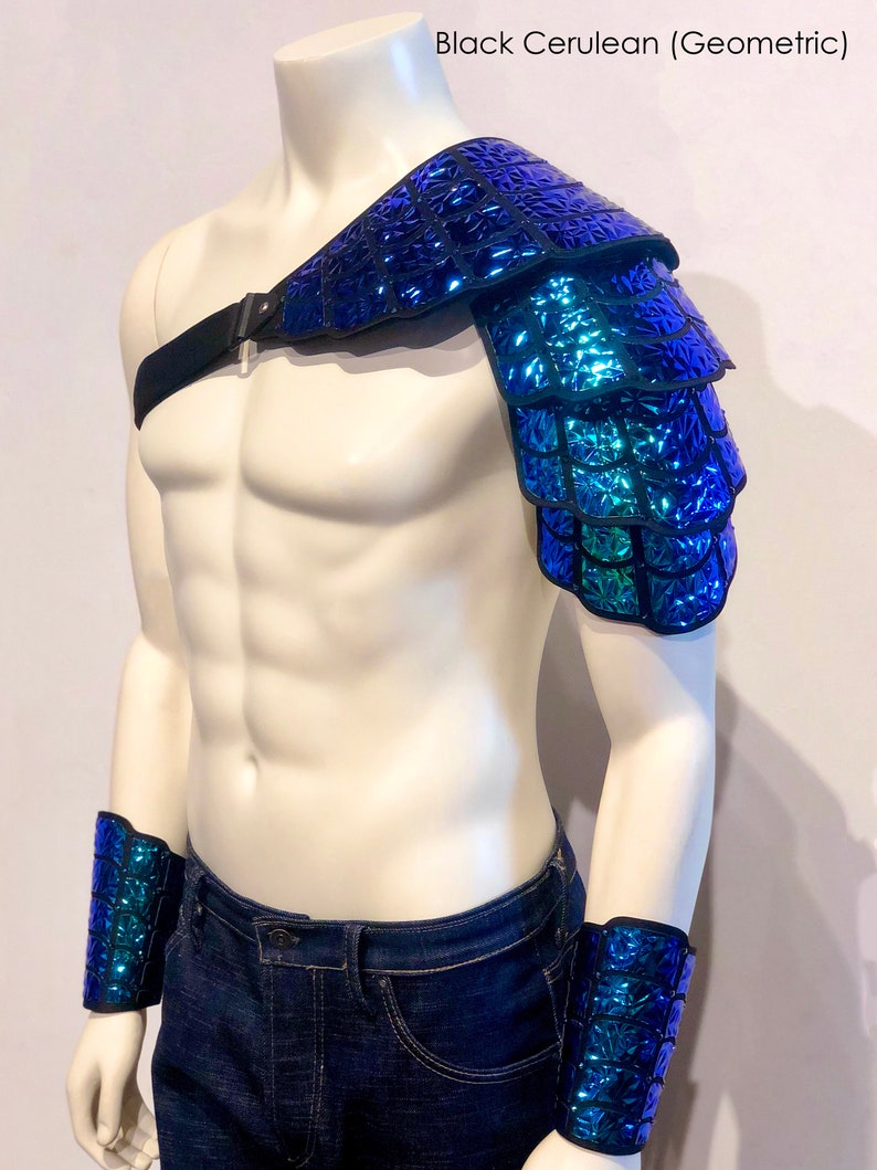 Holographic Shell Armor Poseidon Armor Mermaid Cosplay - Etsy