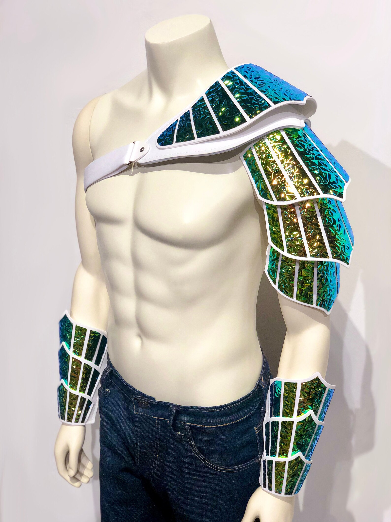 Holographic Armor Queensguard Armor Medieval Cosplay - Etsy