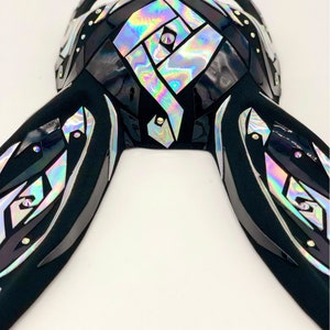 Holographic "vertigo" Bunny Mask | Fetish Rabbit Mask | Sexy Masquerade ...