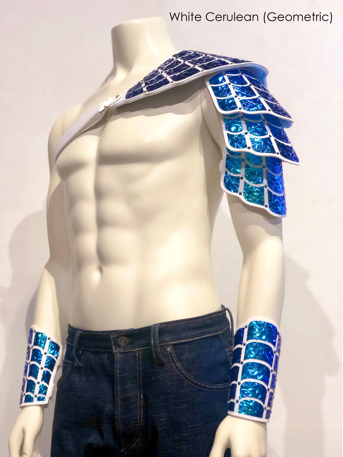 Holographic Shell Armor Poseidon Armor Mermaid Cosplay - Etsy