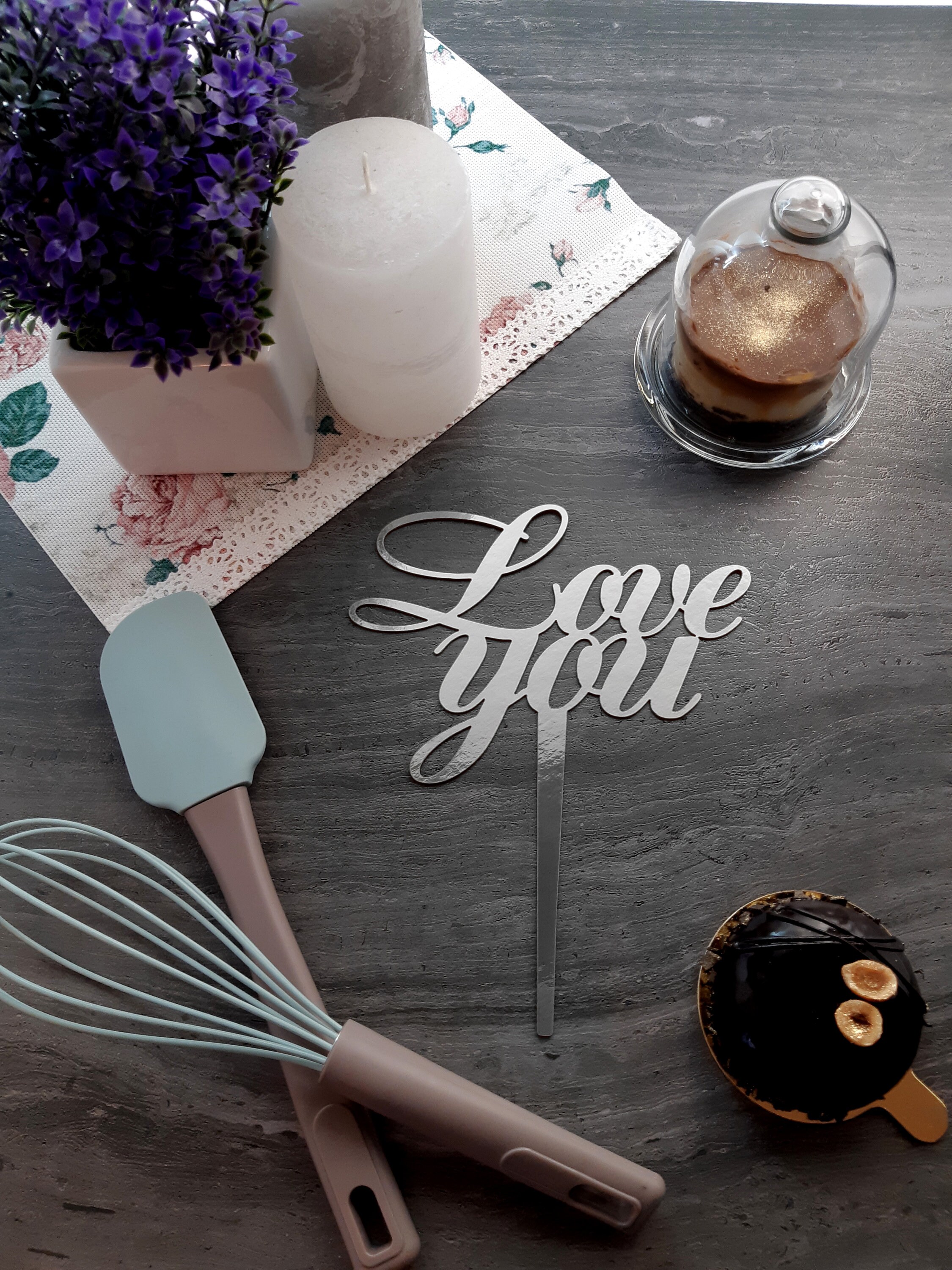 Topper Love. Cake topper Love. Topper for cake | Etsy