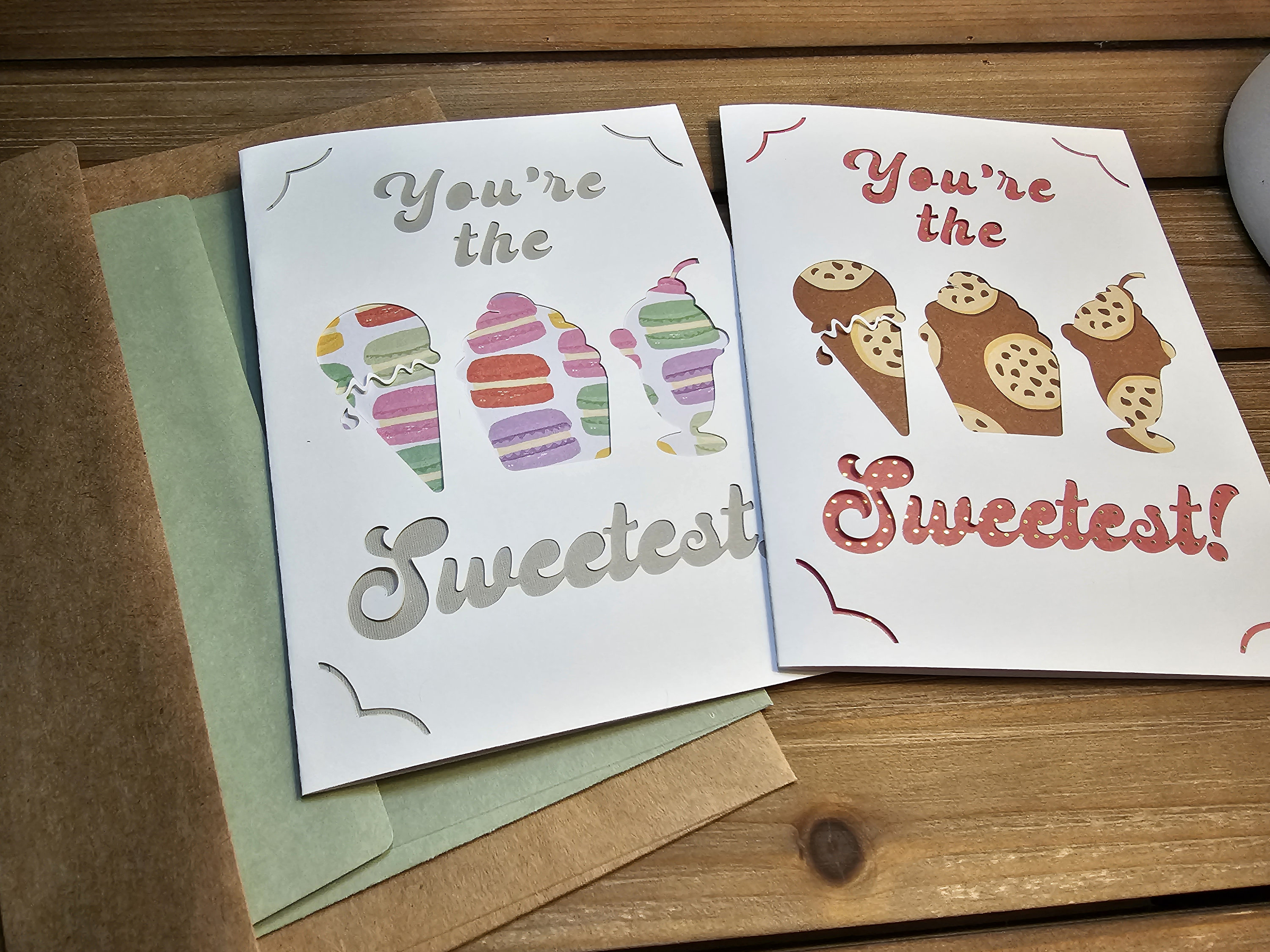 You're the Sweetest Card Thank You Card Sweet Card Dessert Card Cookie ...