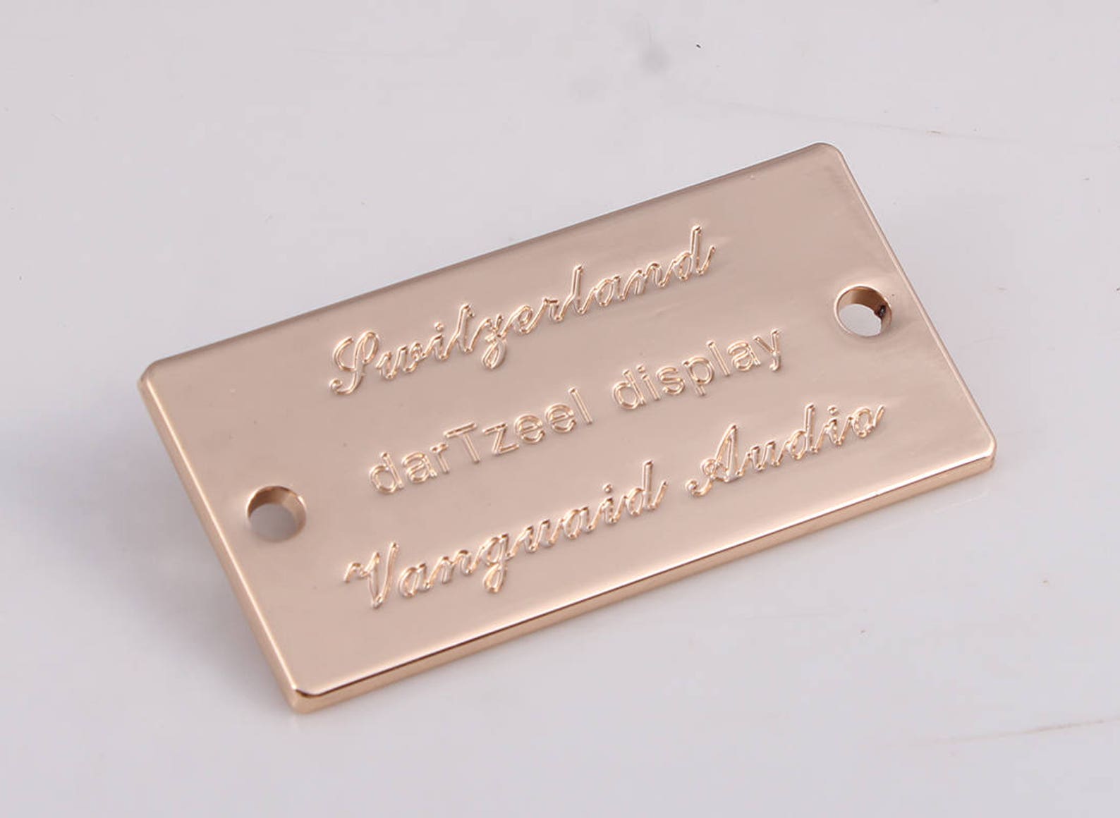 Gold Cloth Metal Label Nameplates Bag Label Brand Bracket Tag - Etsy