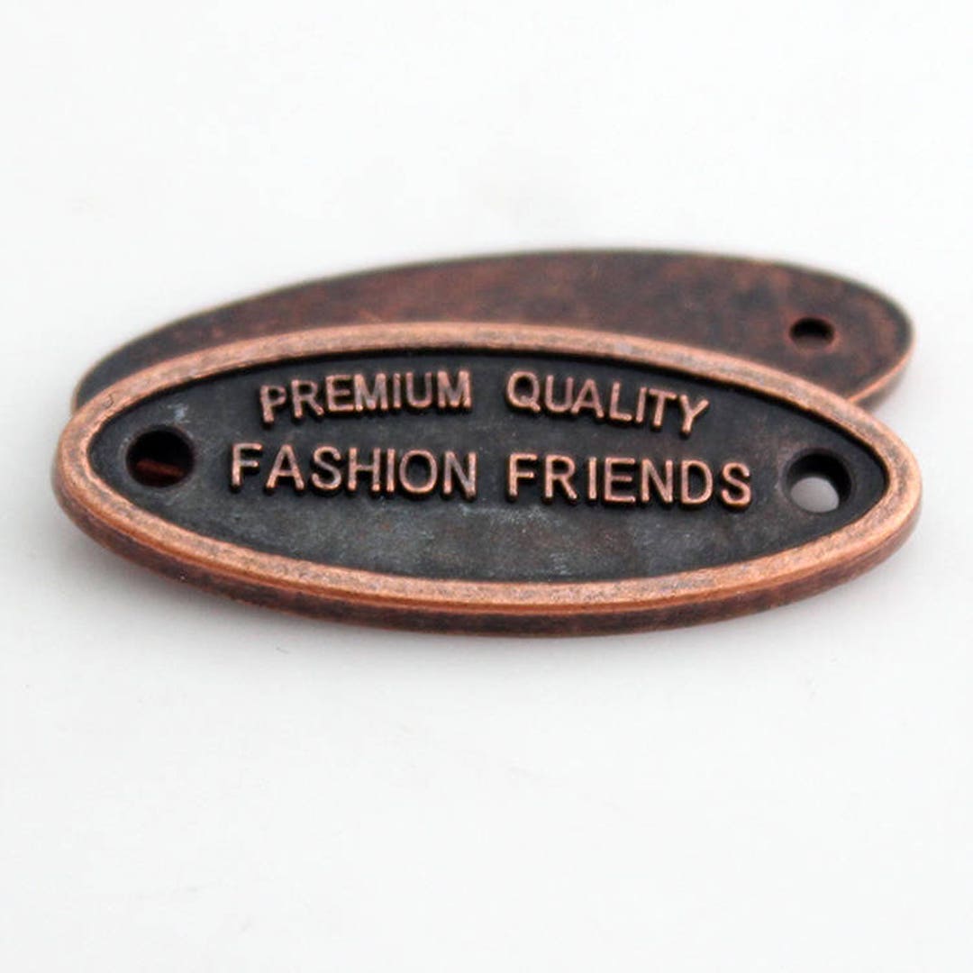 Metal Logo Tag Door Brand Personalized Custom Furniture Label Red ...