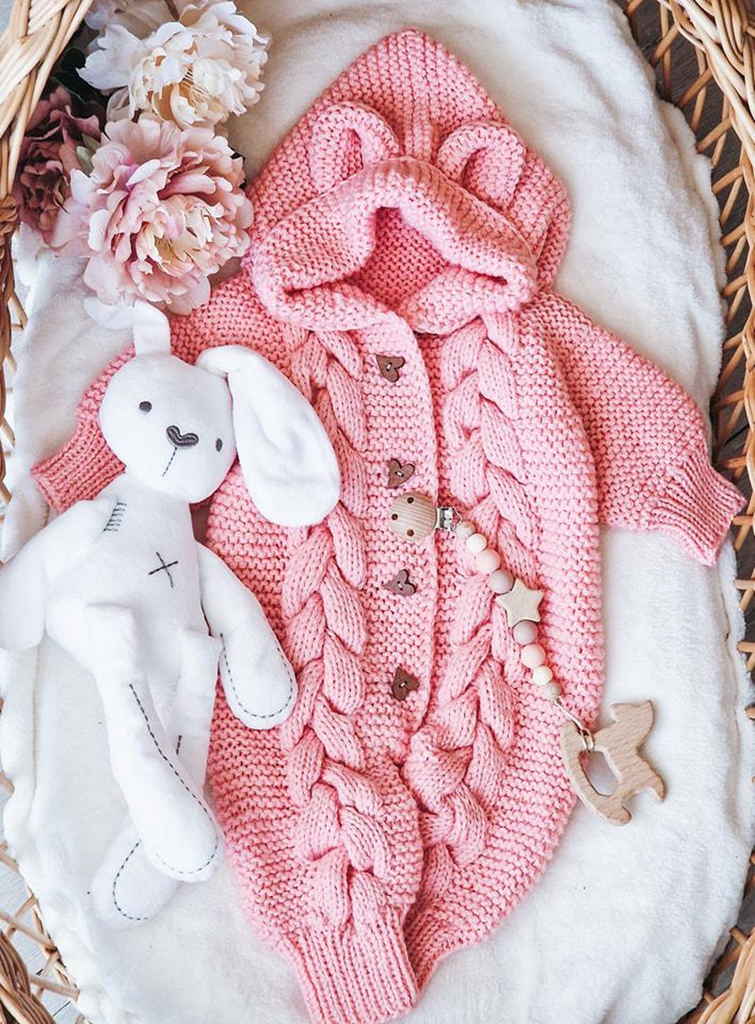 Vintage Cable Stitch Romper Knitting Pattern - Etsy