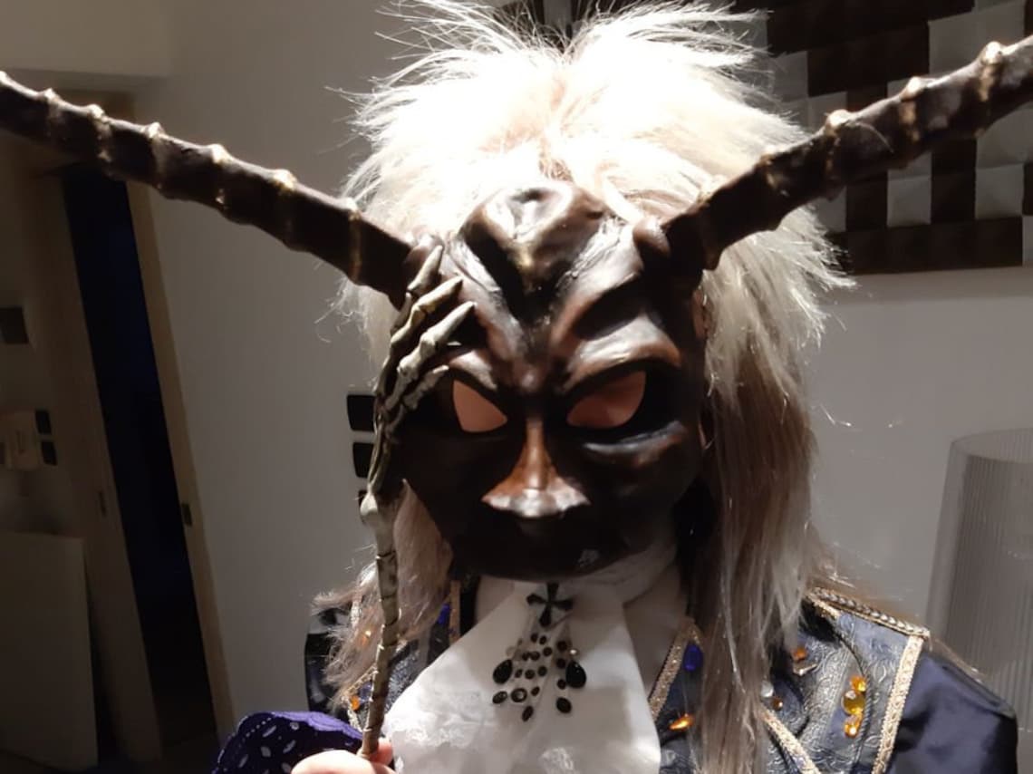 Jareth Mask From labyrinth the Movie Dream Ball | Etsy