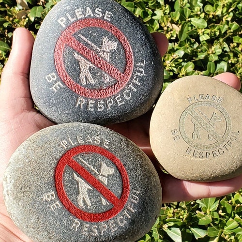 No Dog Pooping Please Be Respectful Aluminum Yard Sign 10x14 - Etsy