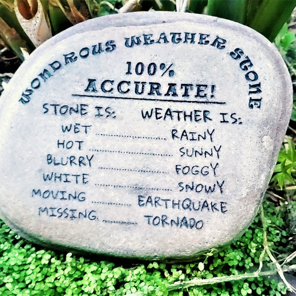Weather Rock - Etsy