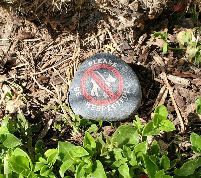 No Pooping Dog Sign No Dog Pee Sign Customizable Engraved - Etsy