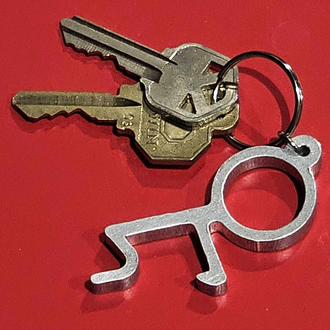 Minimalist Funny "f*ck-it, Let's Have Another" Stick Figure Keychain ...