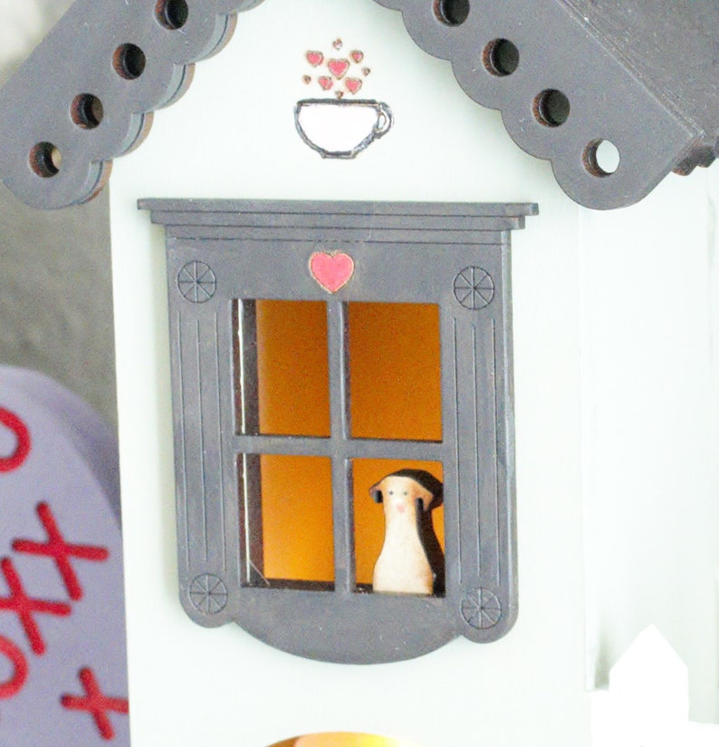 Tea Bags Organizer Cute Little Tea Bag House Box Dispenser - Etsy