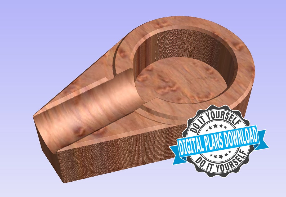 Digital Plans! Personal Cigar Ashtray You Can Make From Wood, Metal ...