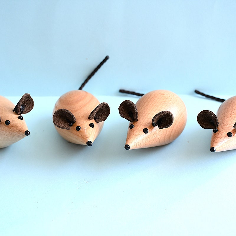 Wooden Mouse - Etsy UK