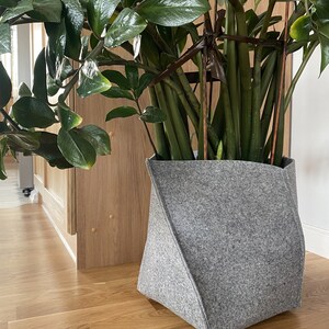 Large Felt Plant Pot, Plant Basket, Case for Planters - Etsy