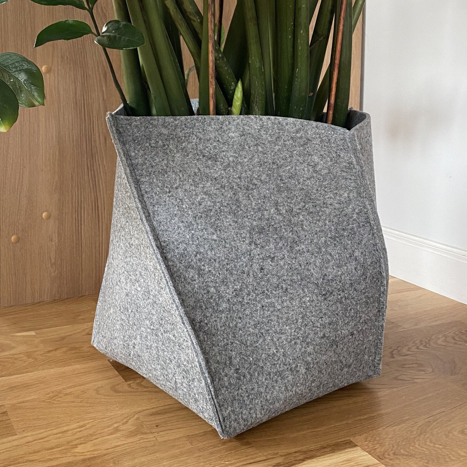 Large Felt Plant Pot, Plant Basket, Case for Planters - Etsy