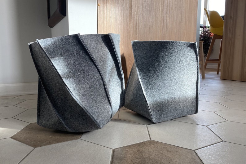 Large Felt Plant Pot, Plant Basket, Case for Planters - Etsy