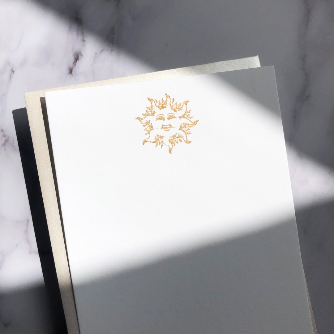Sun Stationery Shine Bright Note Cards - Etsy