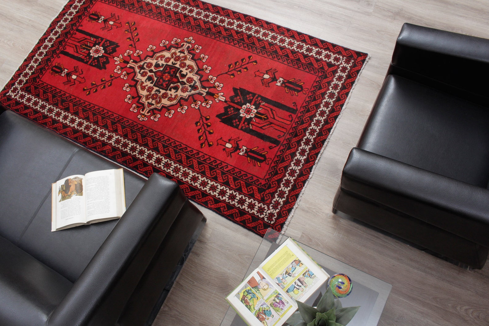 4x7 Handmade Persian Rug 4x7 Vintage Rugs for Living Room - Etsy