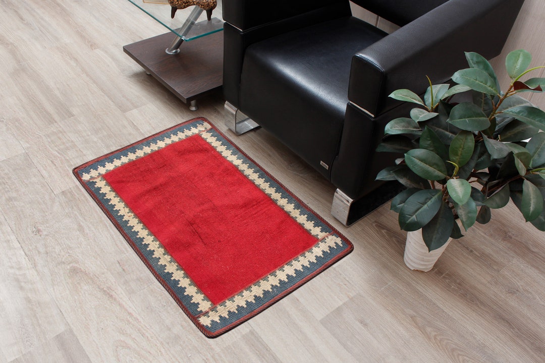 Persian Small Rug, 2x3 Kitchen Rug, 2x3 Handemade Rug, Handmade Vintage ...