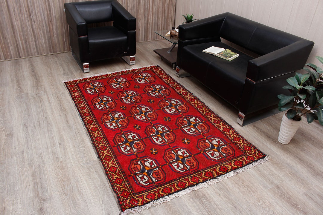 Persian Handmade Rug, 6x7 Rug, Vintage Rugs for Bedroom and Living Room ...