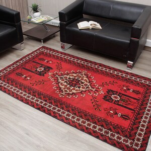 4x7 Handmade Persian Rug, 4x7 Vintage Rugs for Living Room, 3'11 X 6'9 ...