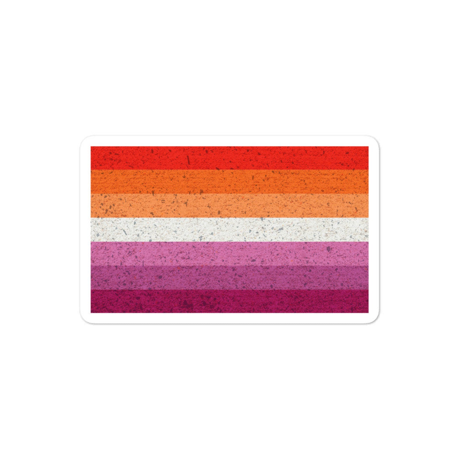 Sunset Lesbian Pride Flag Vinyl Sticker Sunset Lesbian Flag - Etsy