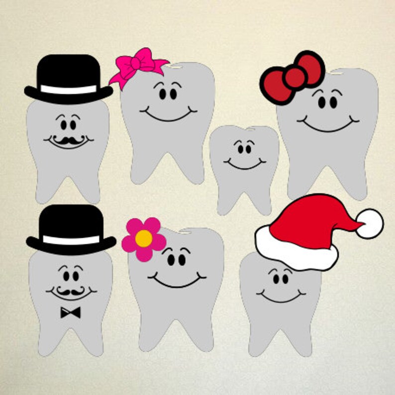 My First Tooth SVG Clipart Cut Files Silhouette Cameo Svg for | Etsy