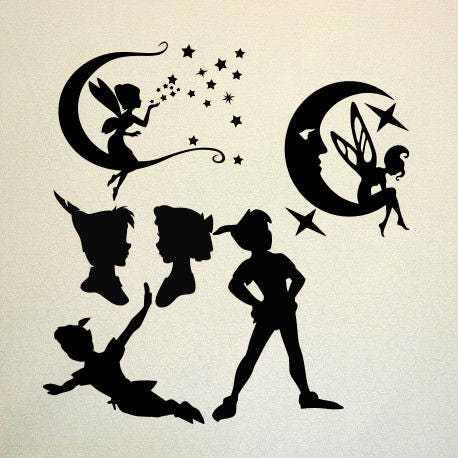 Peter Pan SVG, Clipart Cut Files Silhouette Cameo Svg for Cricut and ...
