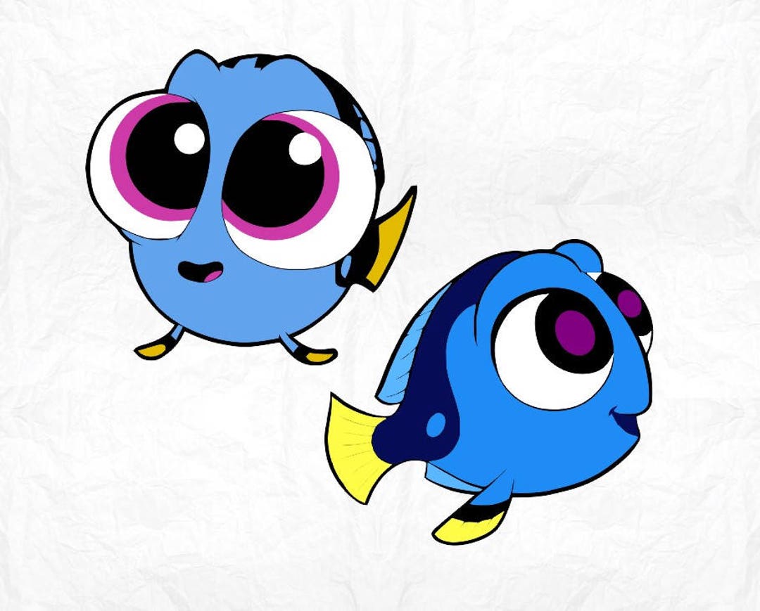 Baby Fish SVG Clipart Cut Files Silhouette Cameo Svg for Cricut and ...