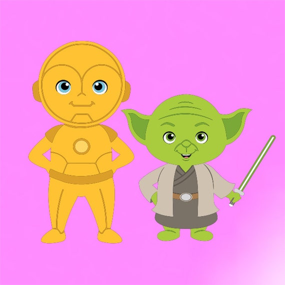 Star Boy Kid Robot SVG Clipart Cut Files Silhouette Cameo Svg | Etsy