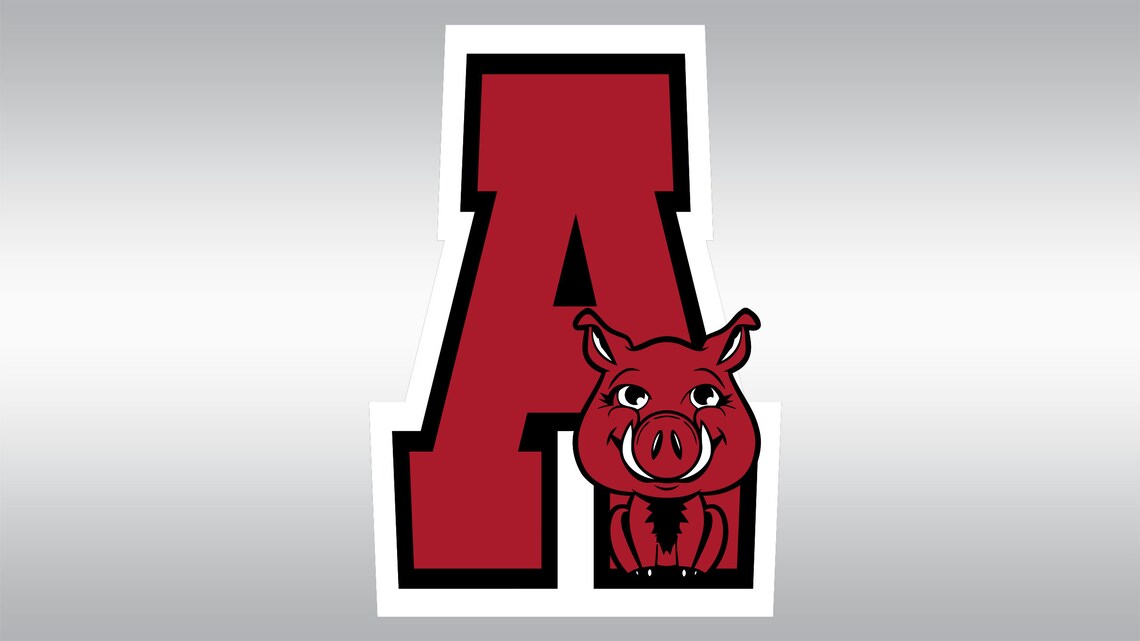 Razorbacks SVG Clipart Cut Files Silhouette Cameo Svg for Cricut and ...