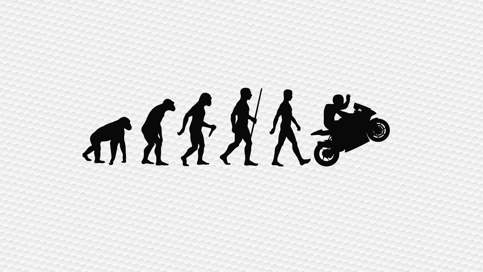 Motorcircle Evolution SVG Clipart Cut Files Silhouette Cameo - Etsy