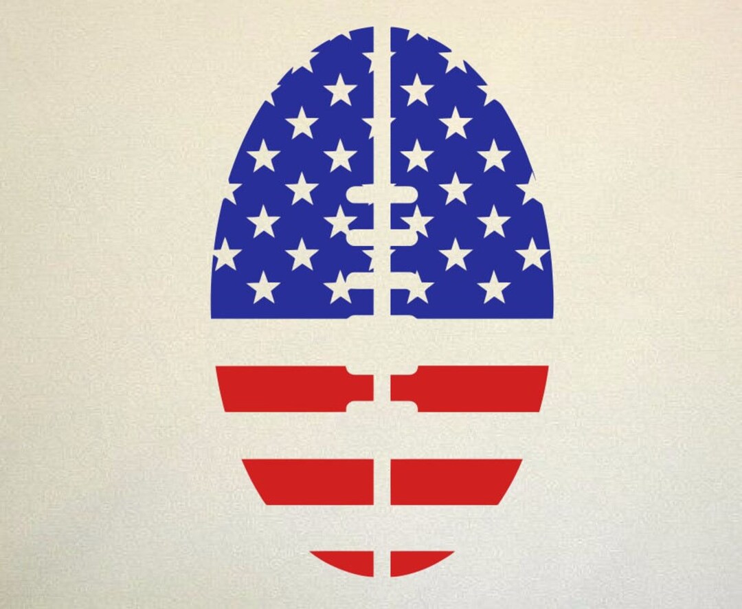 Football Ball American Flag Svg Clipart Cut Files Silhouette Cameo Svg ...