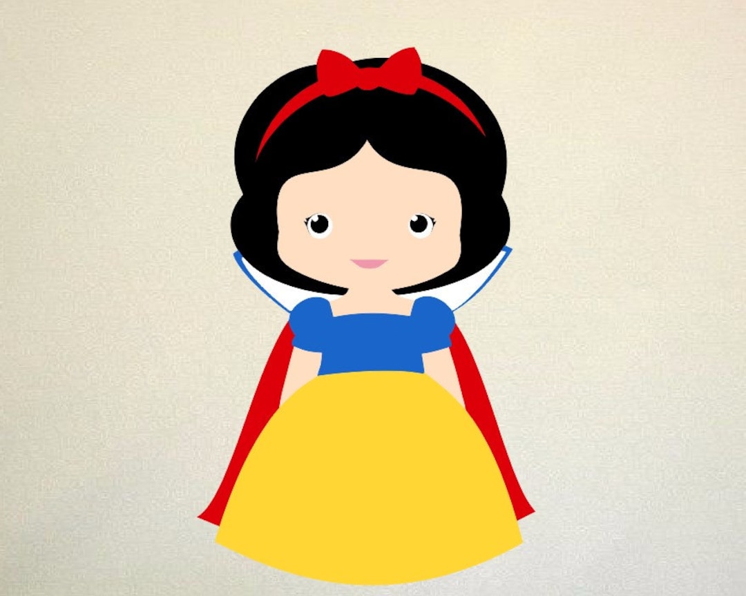 Snow White SVG Clipart Cut Files Silhouette Cameo Svg for Cricut and ...