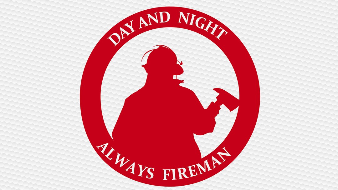 Fireman Silhouette Motto Svg Clipart Cut Files Silhouette Cameo Svg for ...