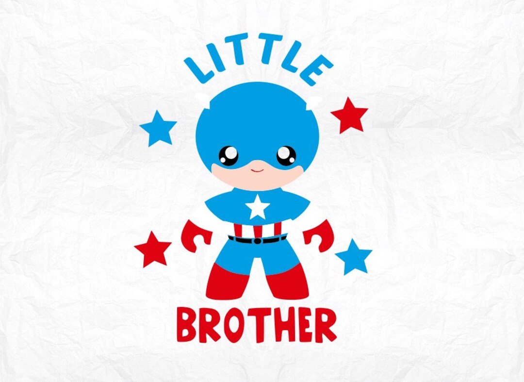 Little Brother Super SVG Clipart Cut Files Silhouette Cameo Svg for ...