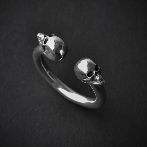 Steampunk Skull Ring - Etsy